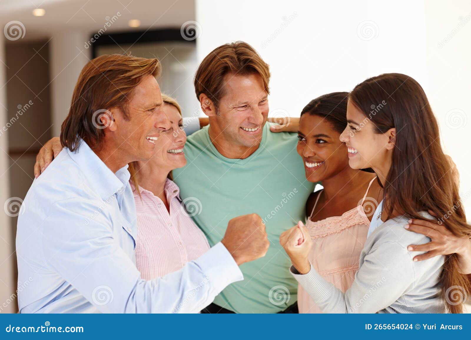 Yes,we Did it. a Group of Business People Celebrating Success. Stock ...