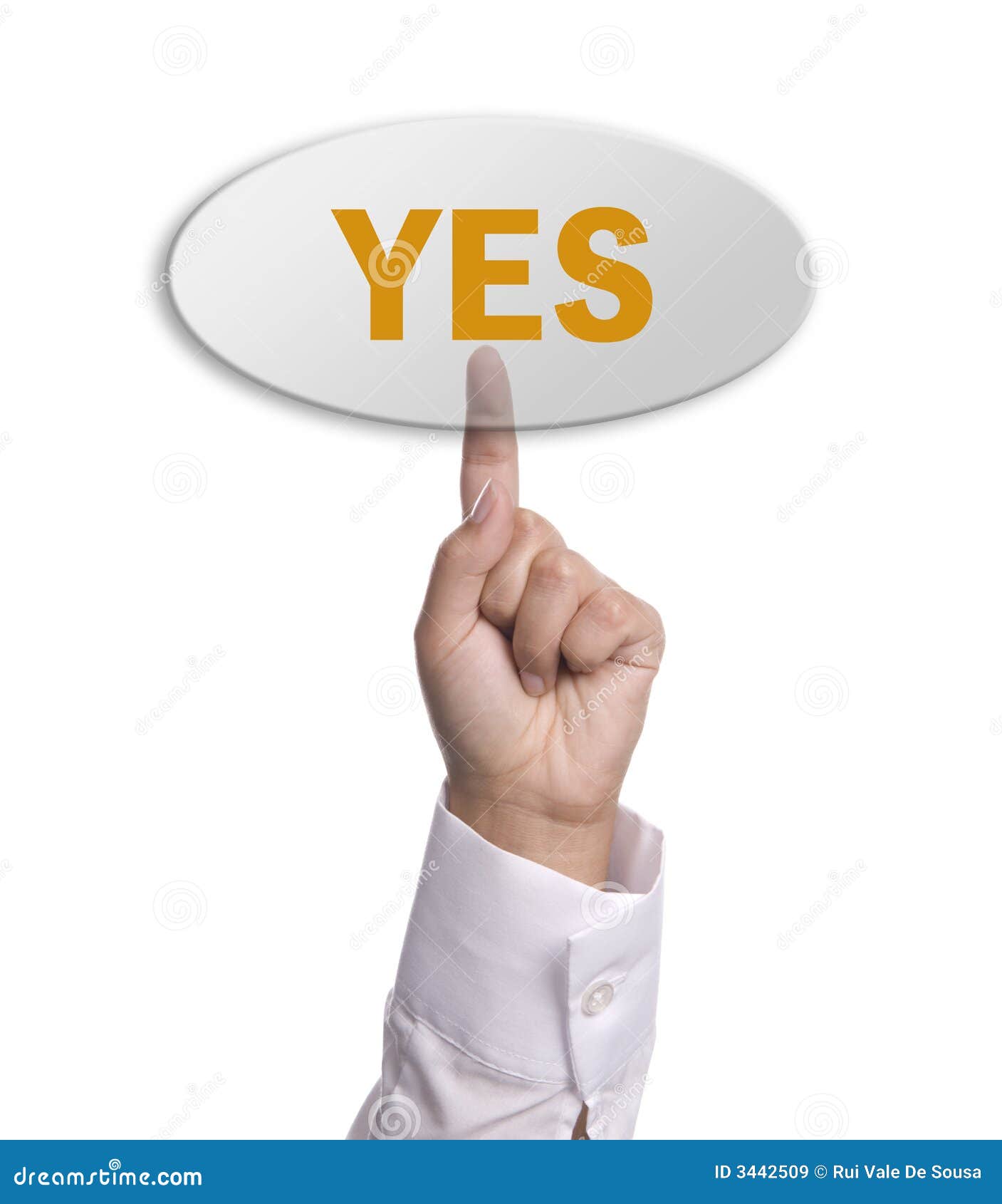 Yes key stock image. Image of technology, imagination - 3442509