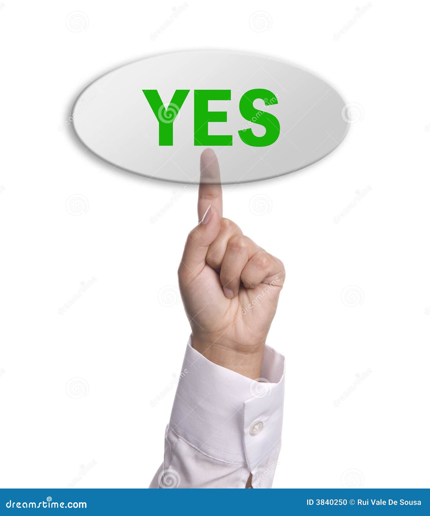 Yes key stock photo. Image of tech, button, hand, future - 3840250