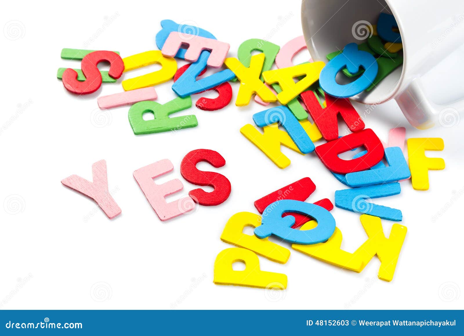 Yes letters stock image. Image of scattered, attitude - 48152603