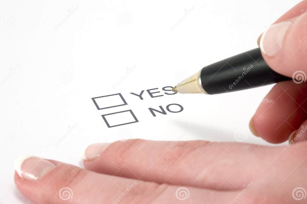 Yes or no stock image. Image of multiple, academic, option - 2138459