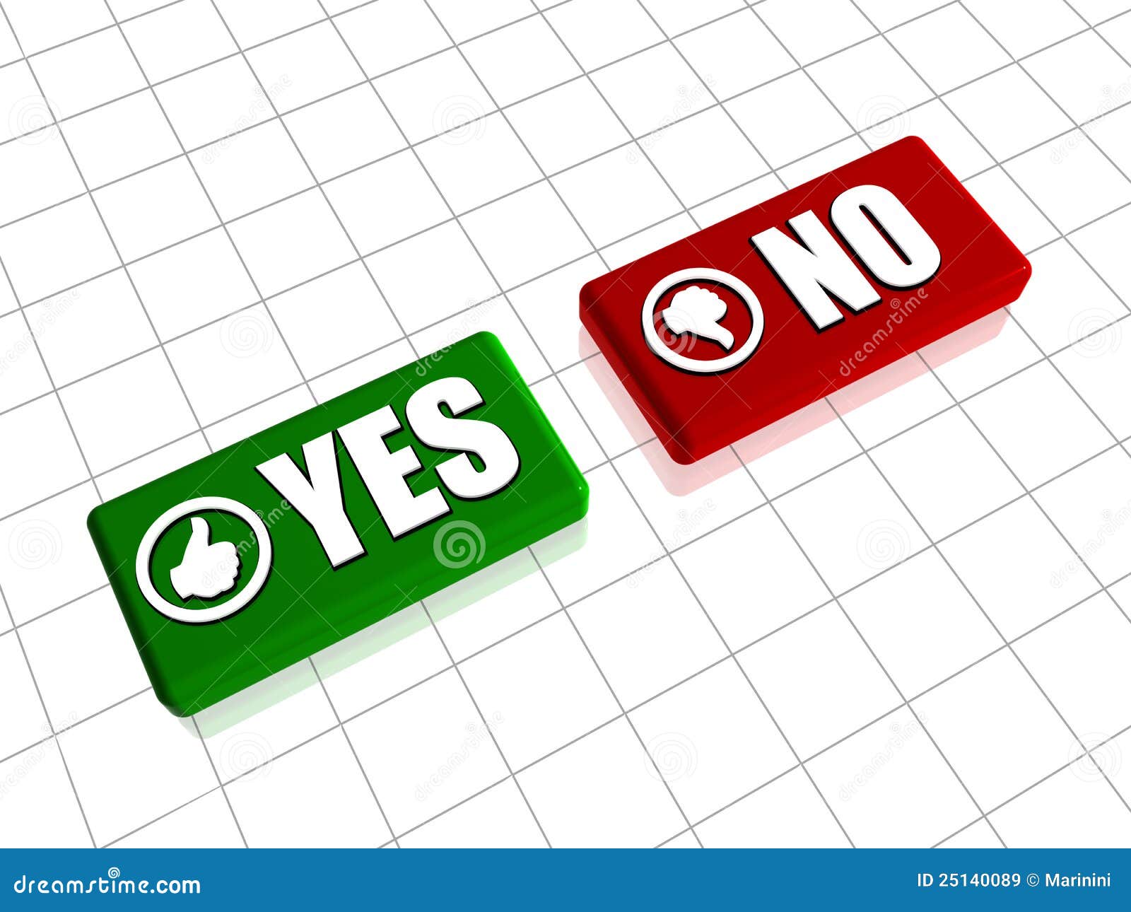 Yes and No stock image. Image of select, agree, sign - 25140089
