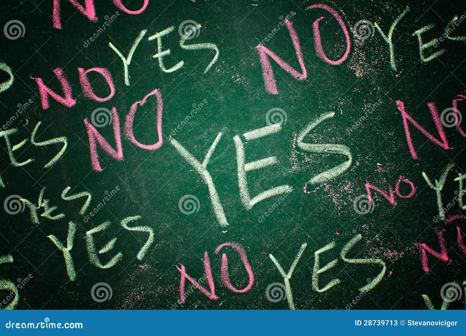 Yes and no stock image. Image of lesson, class, improvement - 28739713