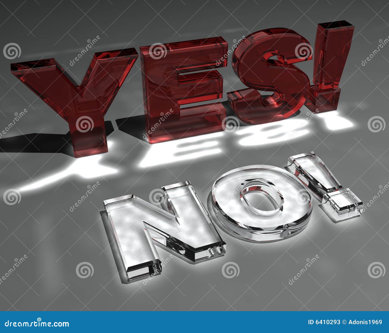 Yes-no stock illustration. Illustration of profit, office - 6410293