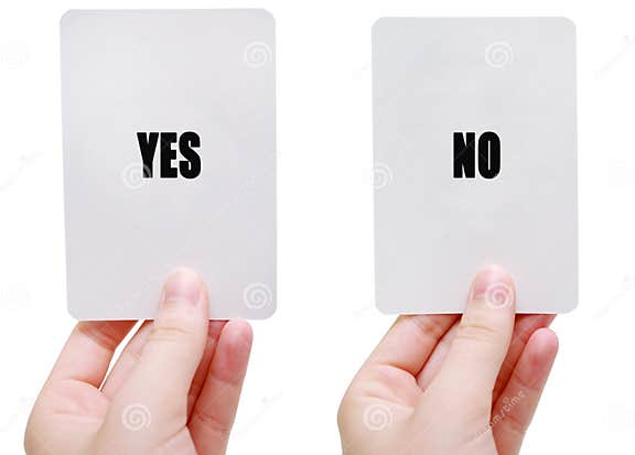 Yes/No stock photo. Image of flash, education, schooling - 940814