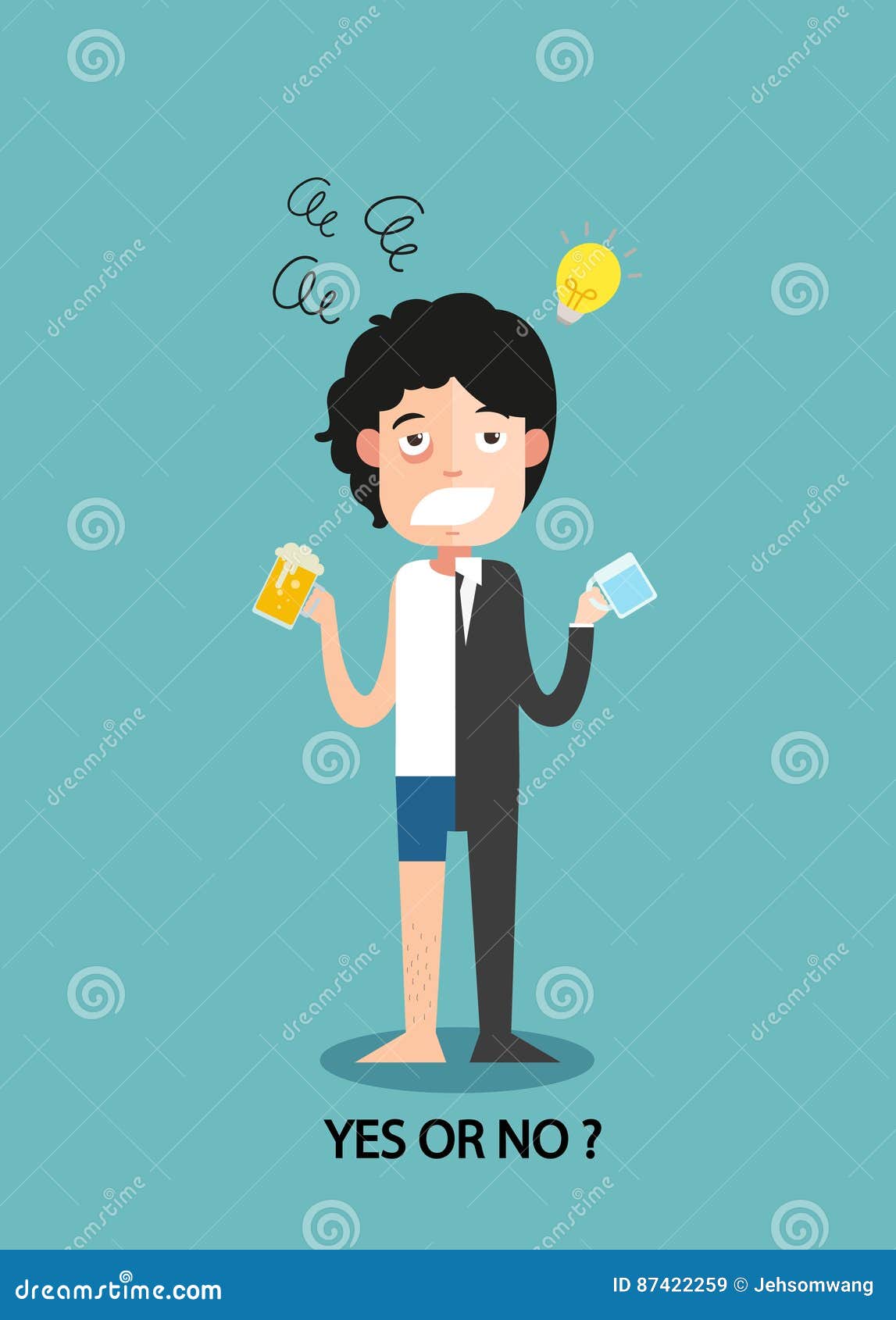 Businessmen Work With Improvement Diagrams And Charts. Business Process ...