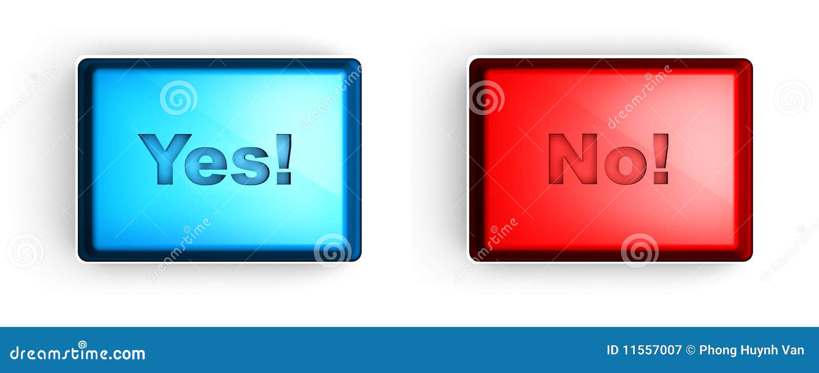Yes and no buttons stock illustration. Illustration of pattern - 11557007