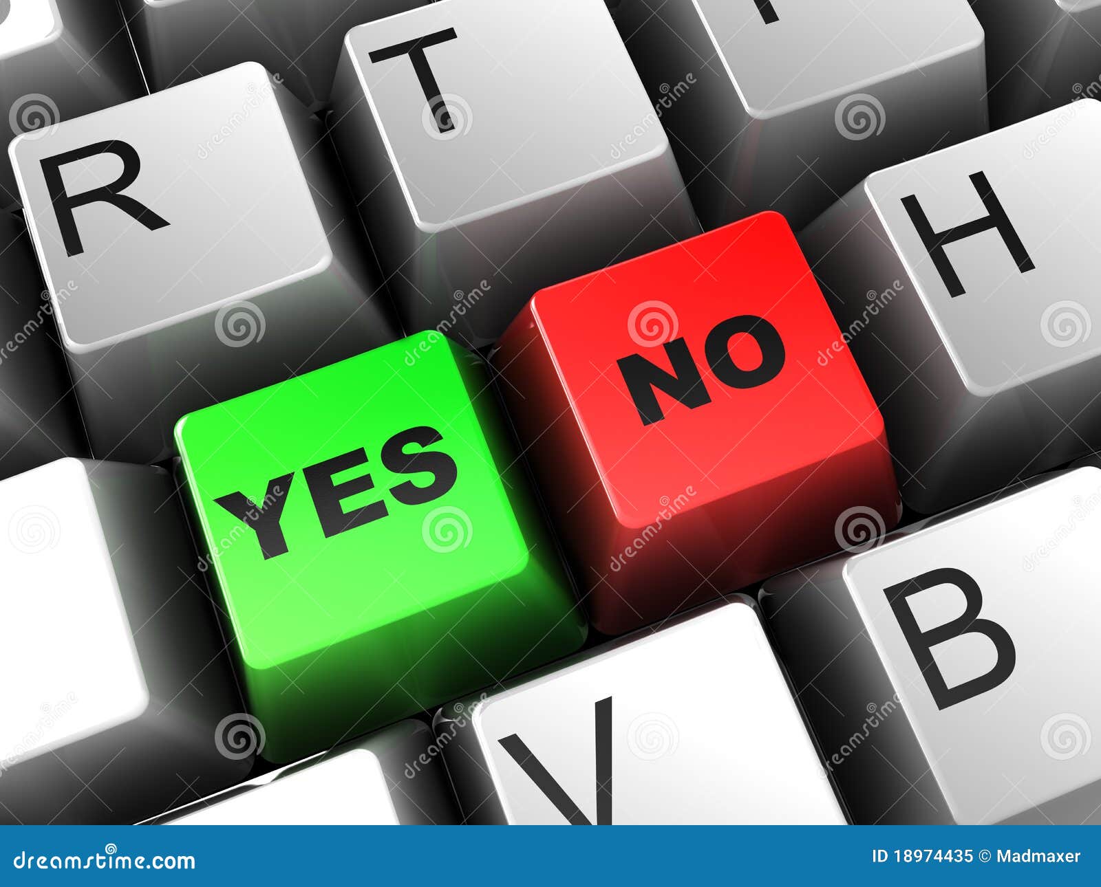 Yes and no buttons stock illustration. Illustration of anket - 18974435