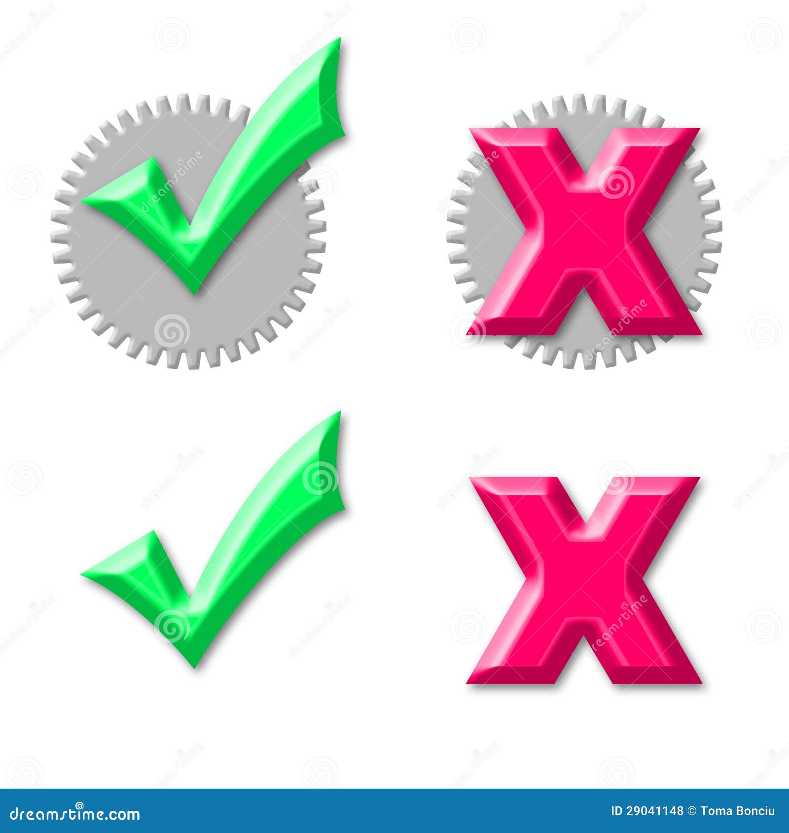Yes and No check marks stock illustration. Illustration of approved ... Yes and No check marks stock illustration. Illustration of approved ...