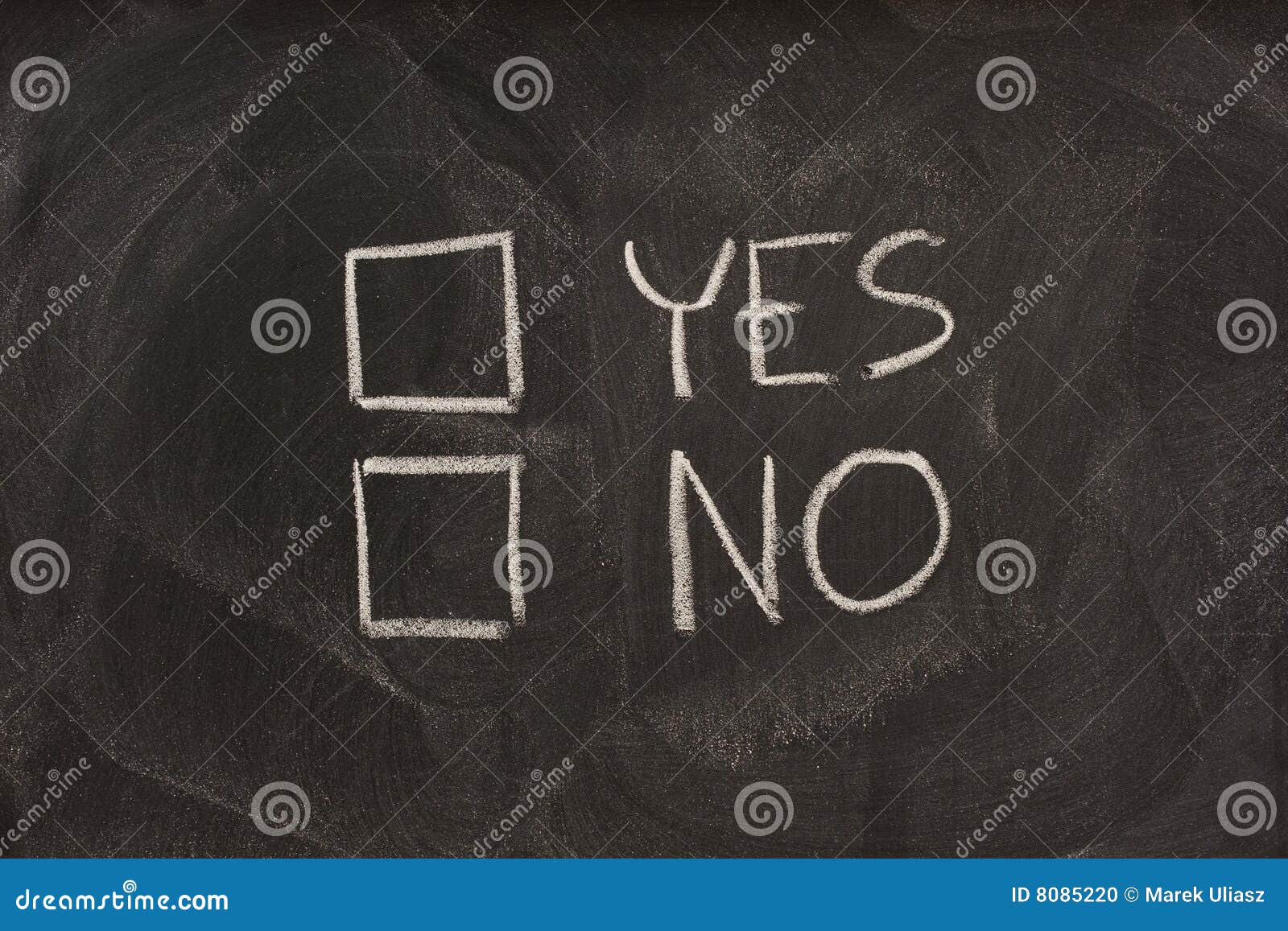 Yes and No Checkboxes on Blackboard Stock Photo - Image of vote ... Yes and No Checkboxes on Blackboard Stock Photo - Image of vote ...