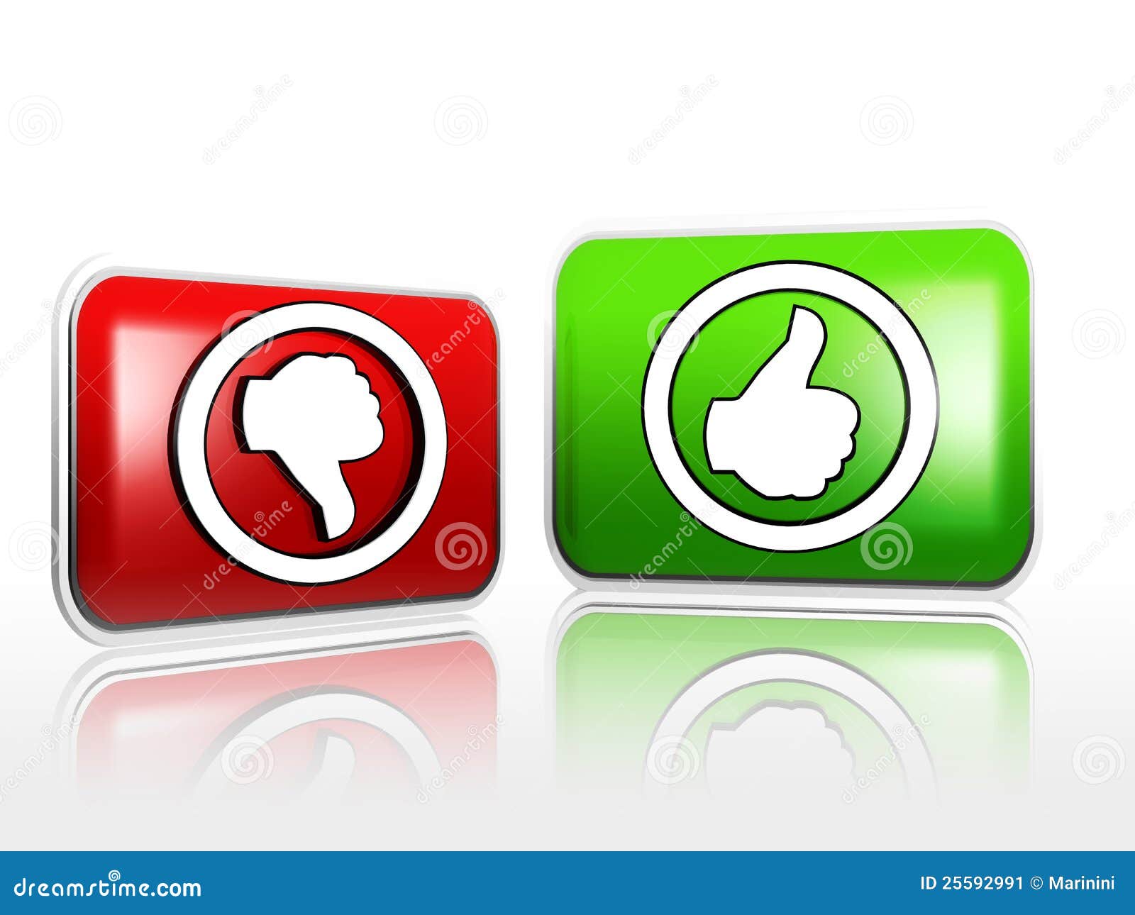 Yes No hand signs stock illustration. Illustration of icon - 25592991