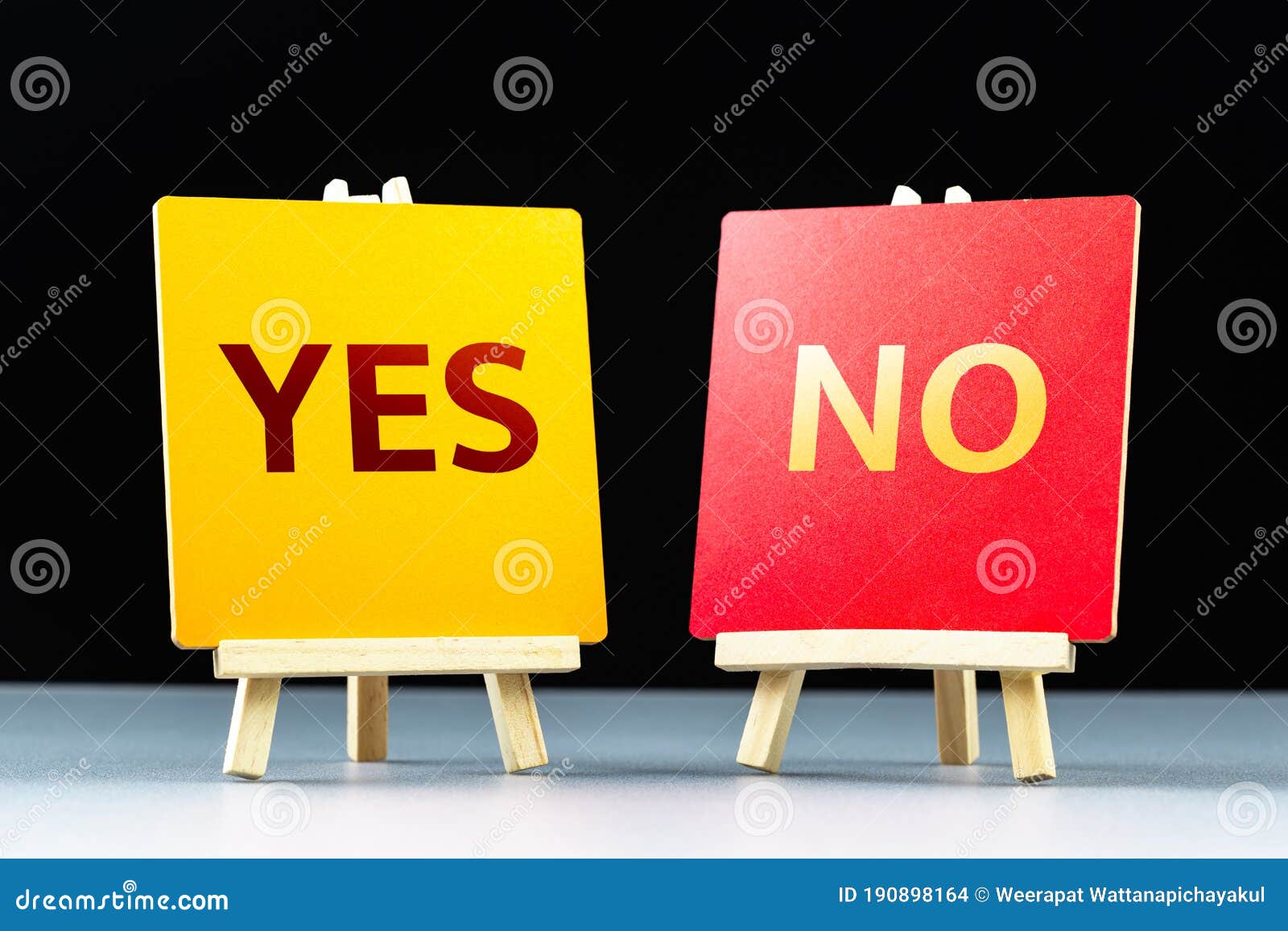 Yes or No Sign stock photo. Image of decision, choose - 190898164