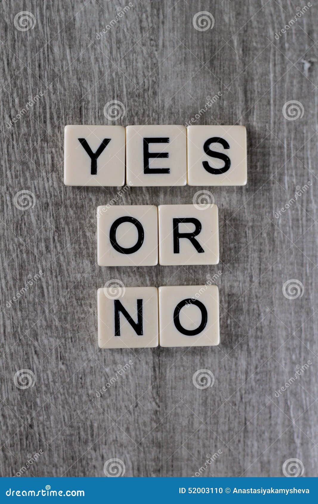 Yes or no stock photo. Image of selection, letters, game - 52003110