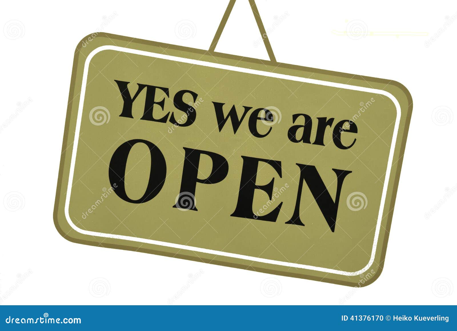 Yes we are open stock photo. Image of pane, retail, save - 41376170