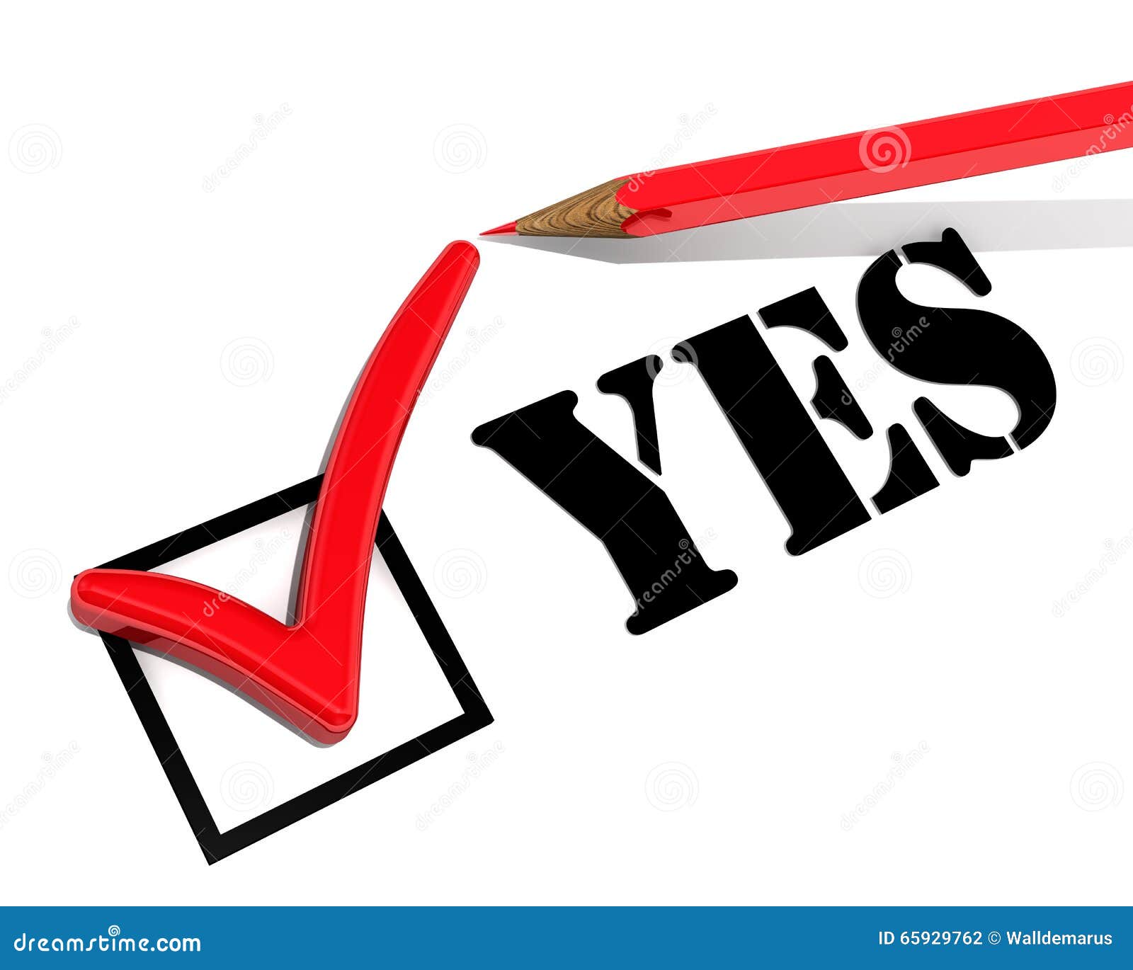 Yes. Positive choice stock illustration. Illustration of background ...