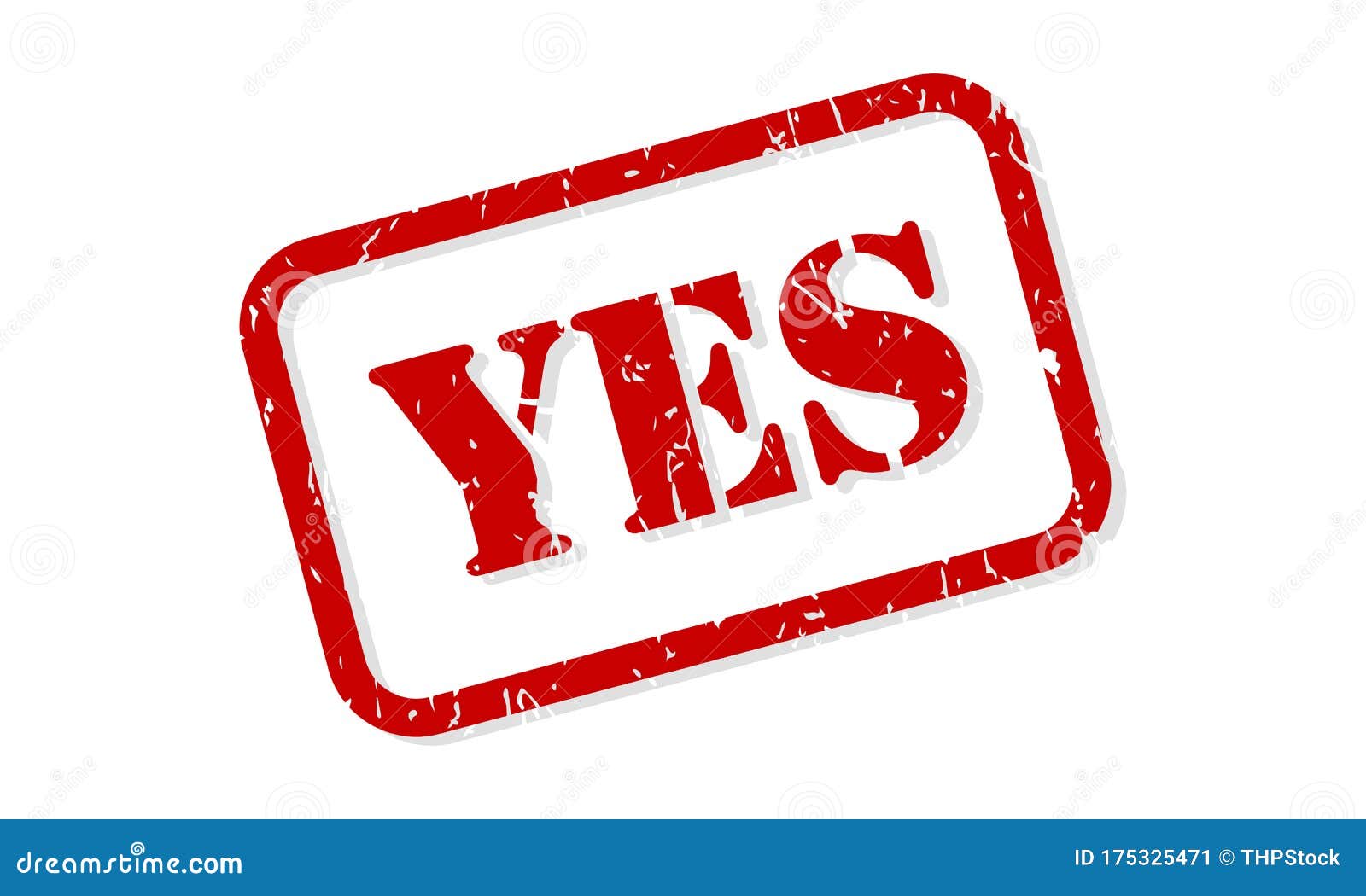 Yes Rubber Stamp Vector stock vector. Illustration of aged - 175325471