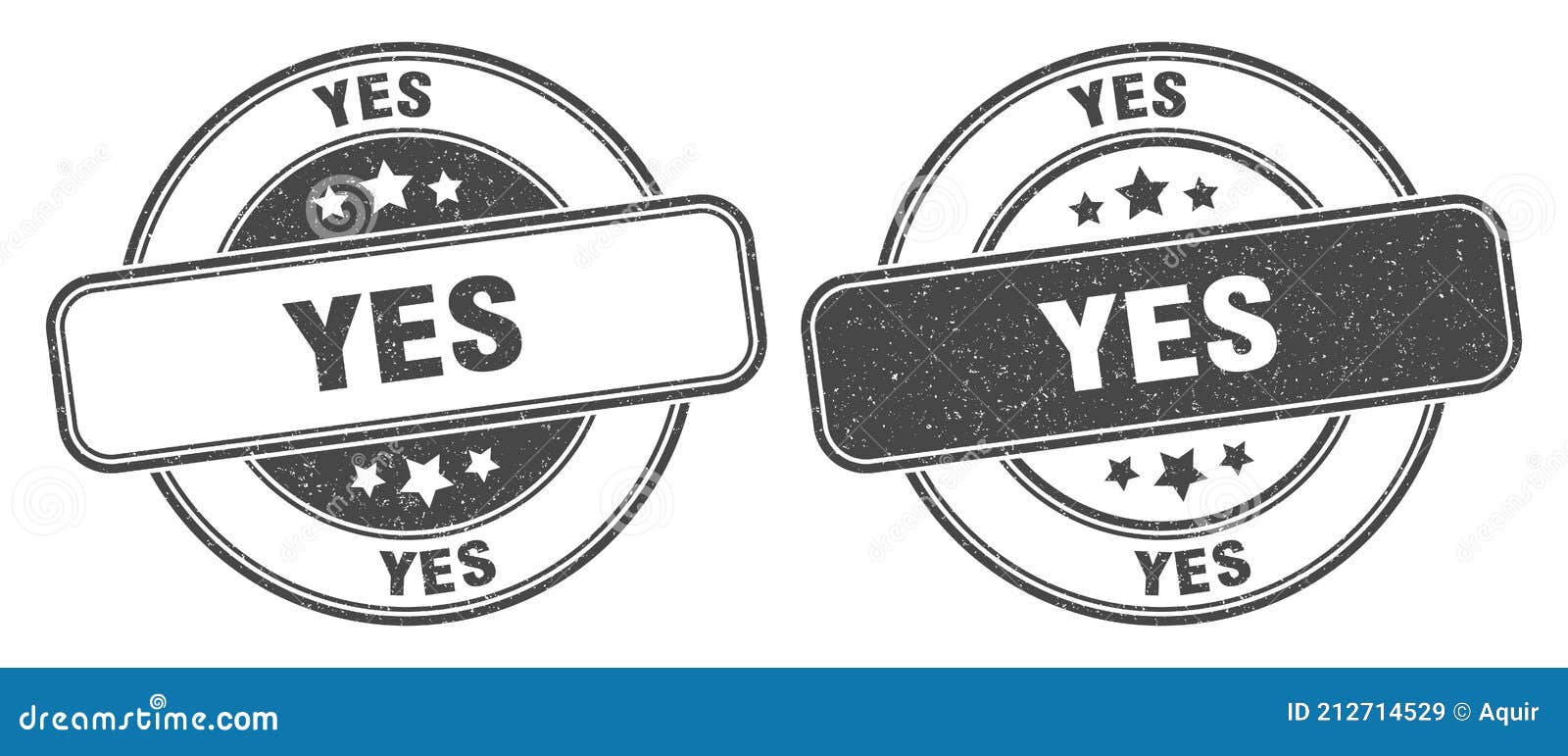Yes Stamp. Yes Label. Round Grunge Sign Stock Vector - Illustration of ...