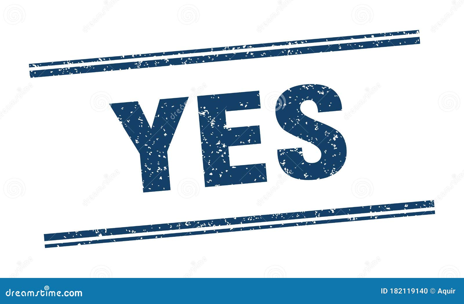 Yes Stamp. Yes Square Grunge Sign Stock Vector - Illustration of blue ...