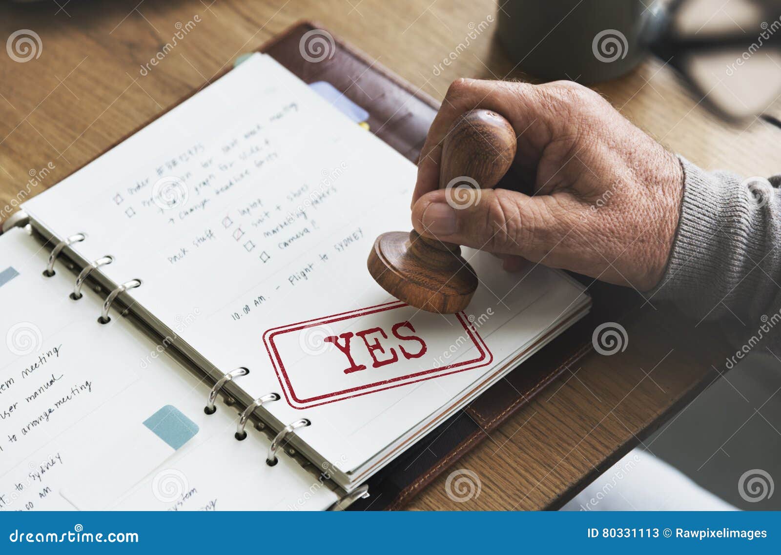 Yes Sure Absolutely Answer Indeed Reply Right Concept Stock Image ...