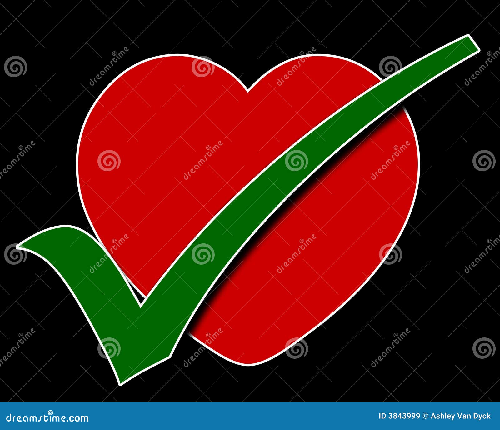 Yes to love stock illustration. Illustration of valentine - 3843999