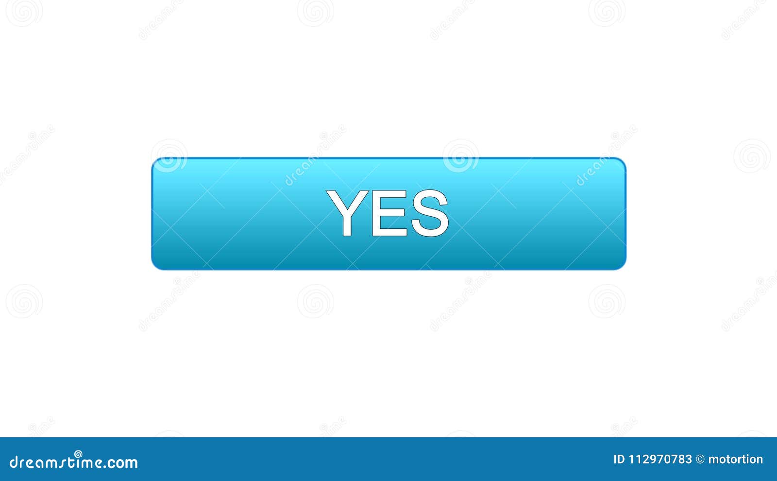 Yes Web Interface Button Blue Color, Internet Site Design, Online ...