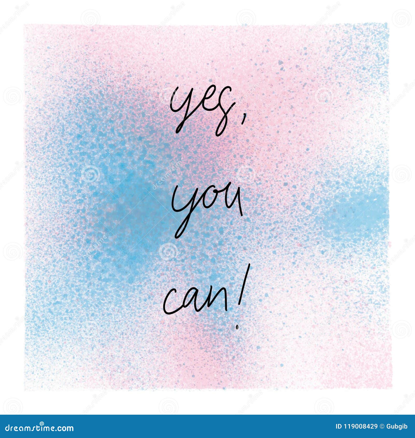 Yes You Can Hand Drawn Lettering Stock Illustration - Illustration of ... Yes You Can Hand Drawn Lettering Stock Illustration - Illustration of ...