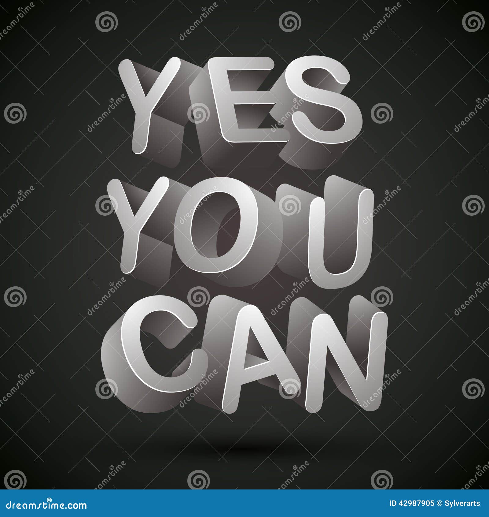Yes you can phrase. stock vector. Illustration of business - 42987905 Yes you can phrase. stock vector. Illustration of business - 42987905