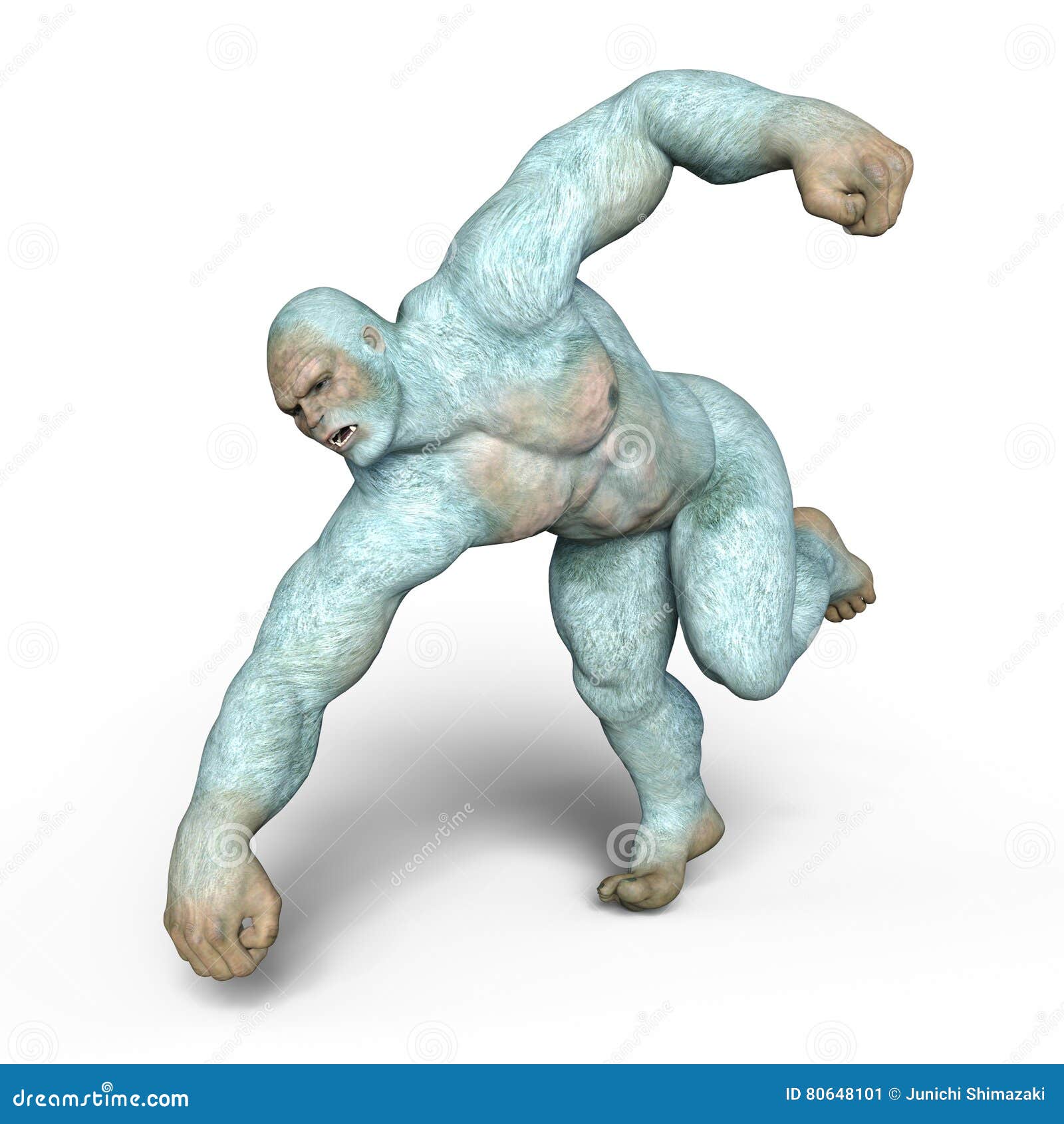 Yeti stock illustration. Illustration of legend, body - 80648101
