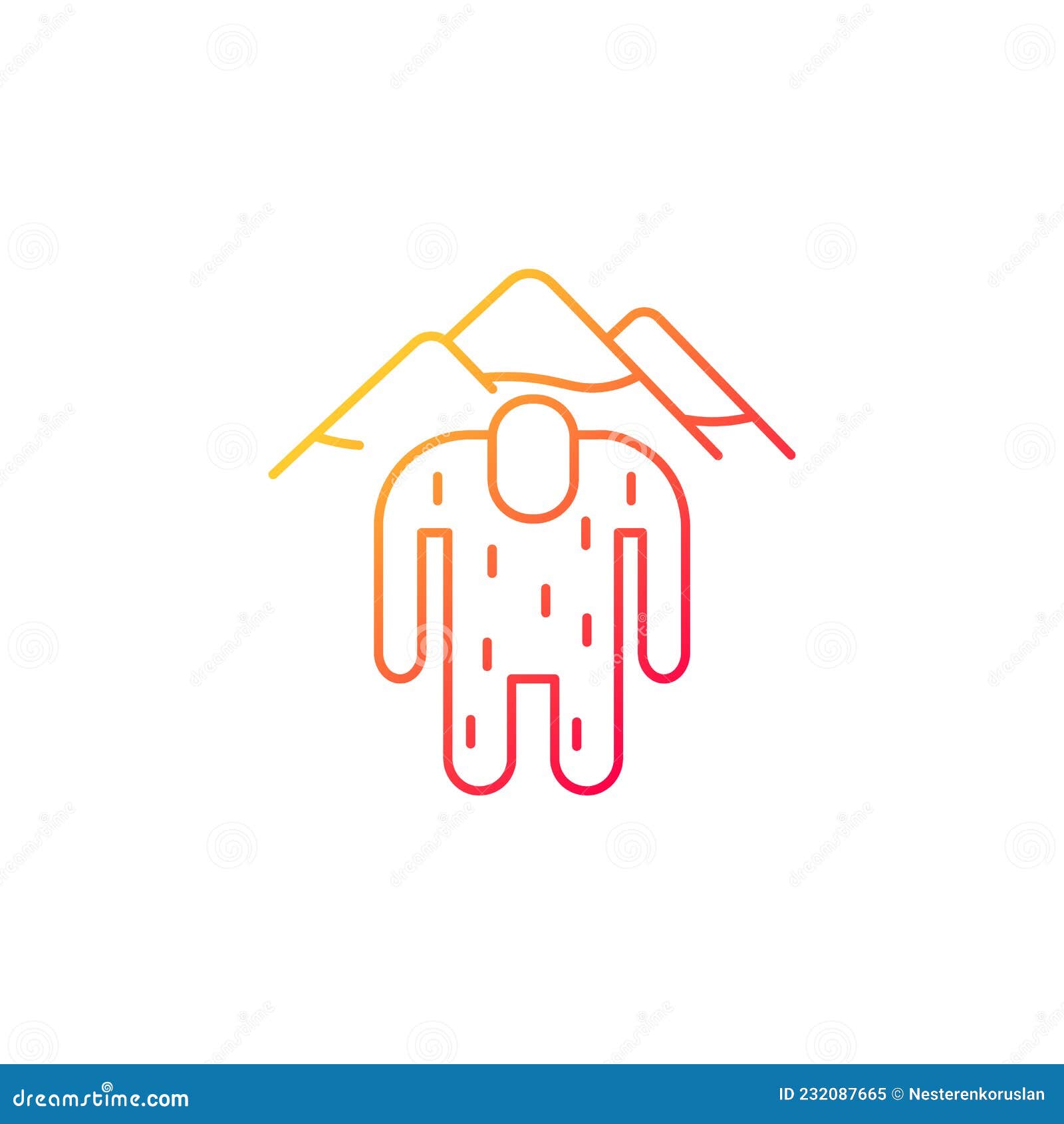 Yeti Gradient Linear Vector Icon Stock Vector - Illustration of ... Yeti Gradient Linear Vector Icon Stock Vector - Illustration of ...
