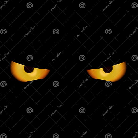 Yeux de diable illustration de vecteur. Illustration du eyeball - 26968498