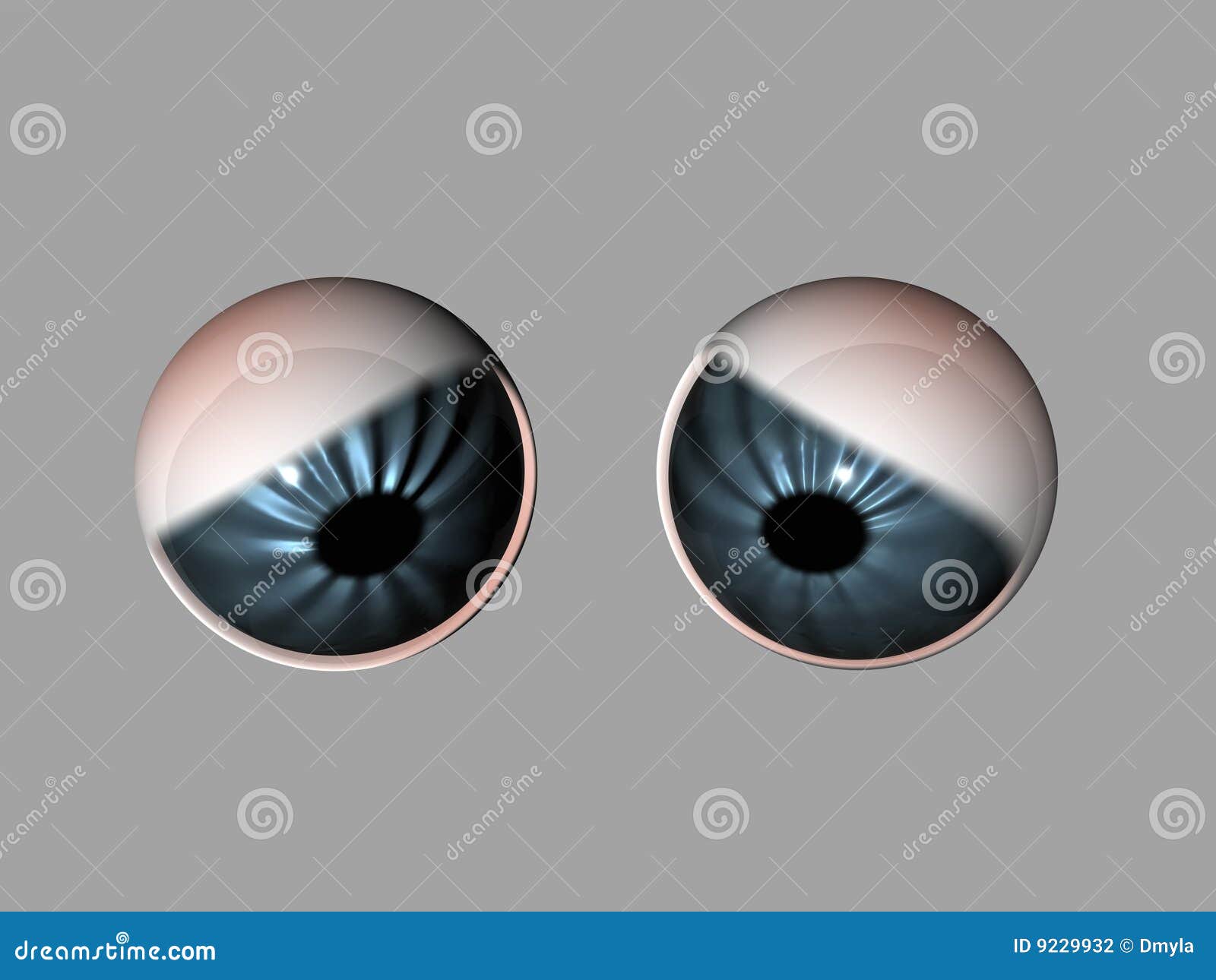 Yeux tristes illustration stock. Illustration du visage - 9229932