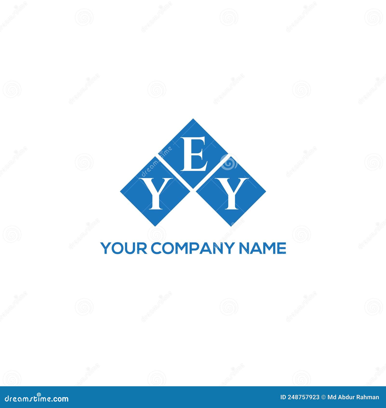 YEY Letter Logo Design on BLACK Background. YEY Creative Initials ...