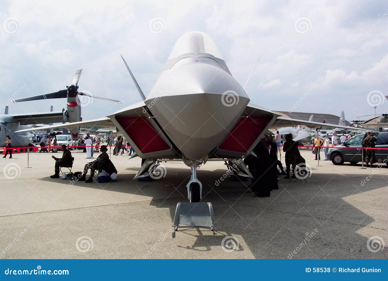 YF-22 Raptor Stealth Fighter Stock Photo - Image of travel, stealth: 58538