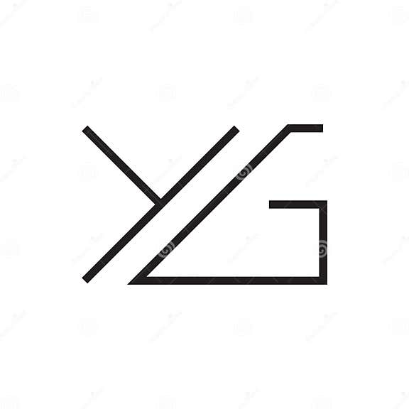Yg Initial Letter Vector Logo Icon Stock Vector - Illustration of ...