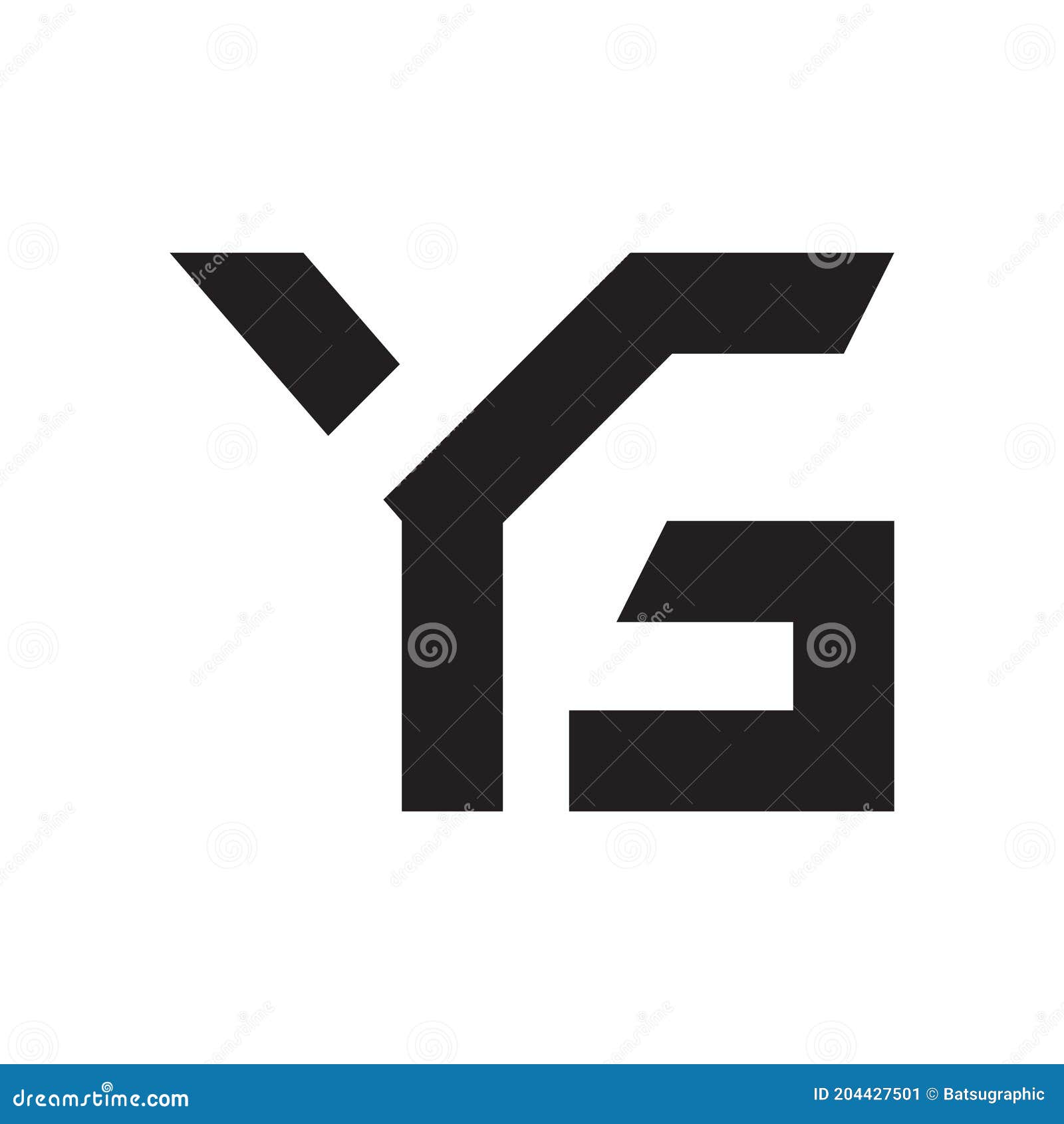 Yg Initial Letter Vector Logo Icon Stock Vector - Illustration of ...