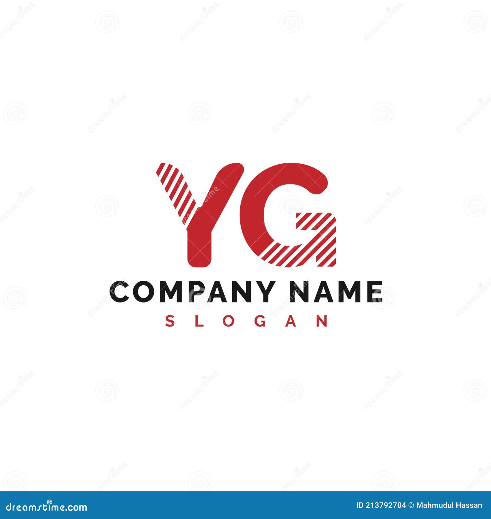 YG Letter Logo Design. YG Letter Logo Vector Illustration - Vector ...