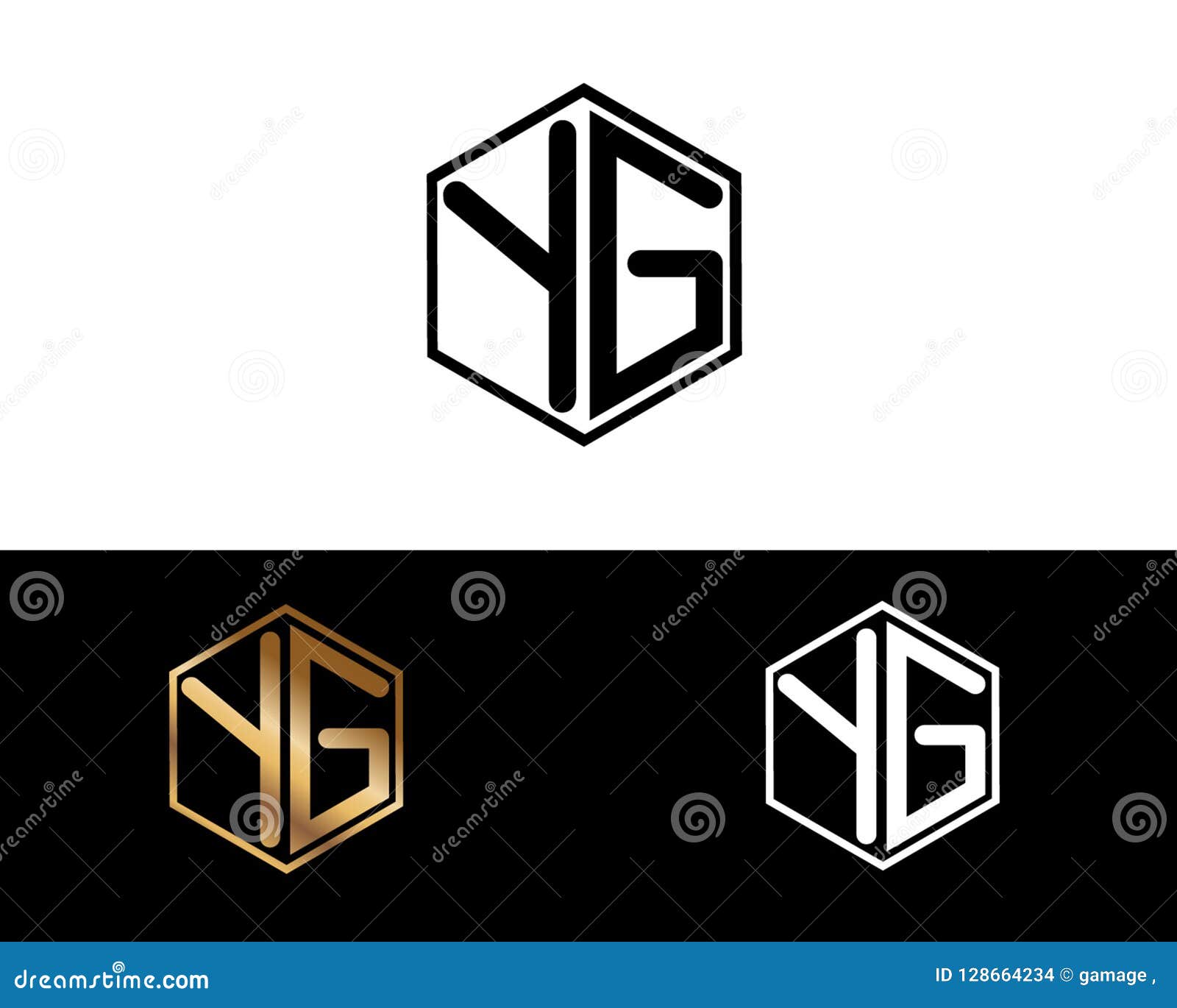 YG Letters Linked with Hexagon Shape Logo Stock Vector - Illustration ... YG Letters Linked with Hexagon Shape Logo Stock Vector - Illustration ...