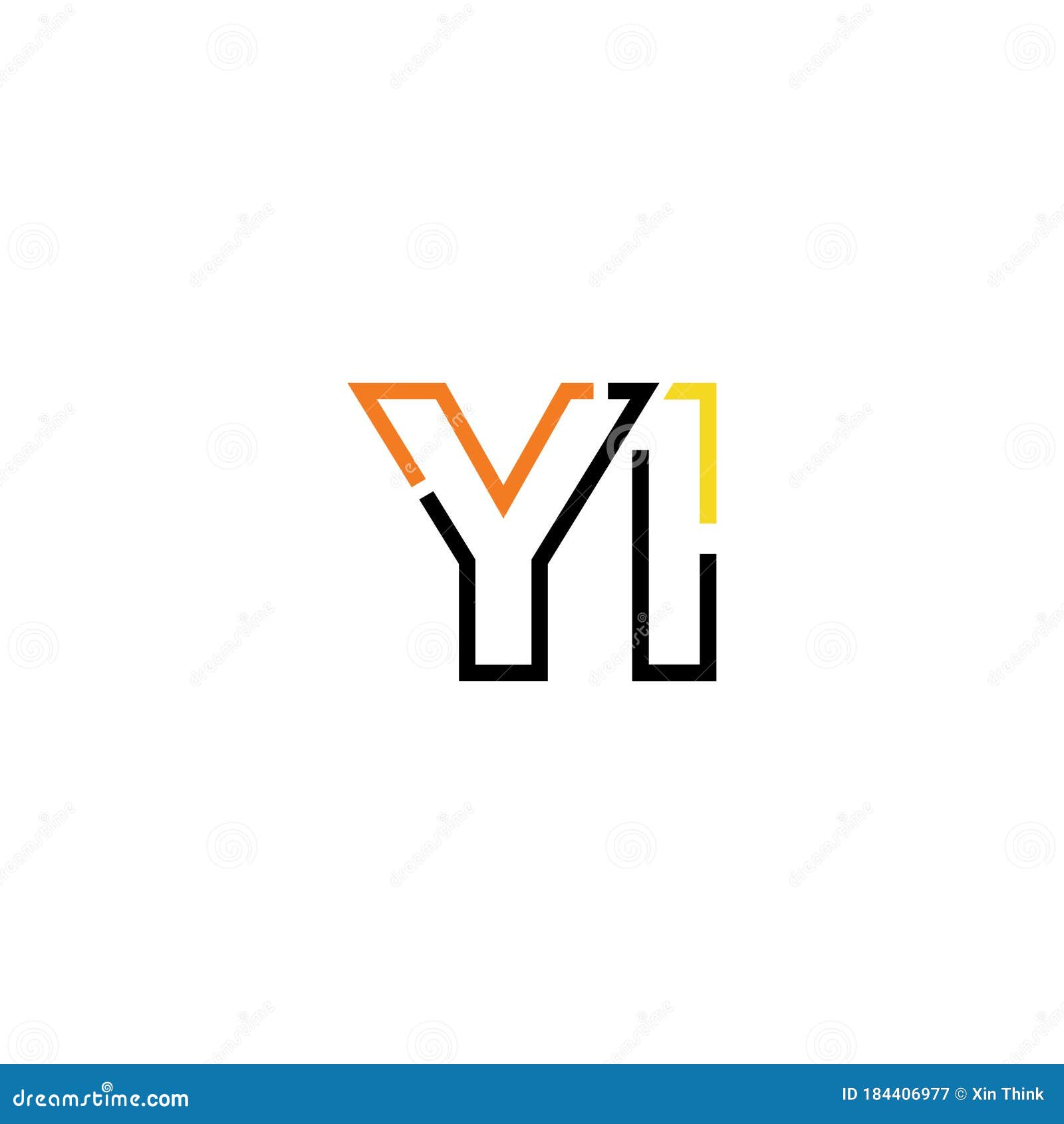 YI Letter Logo Icon Design Template Elements Stock Vector ...