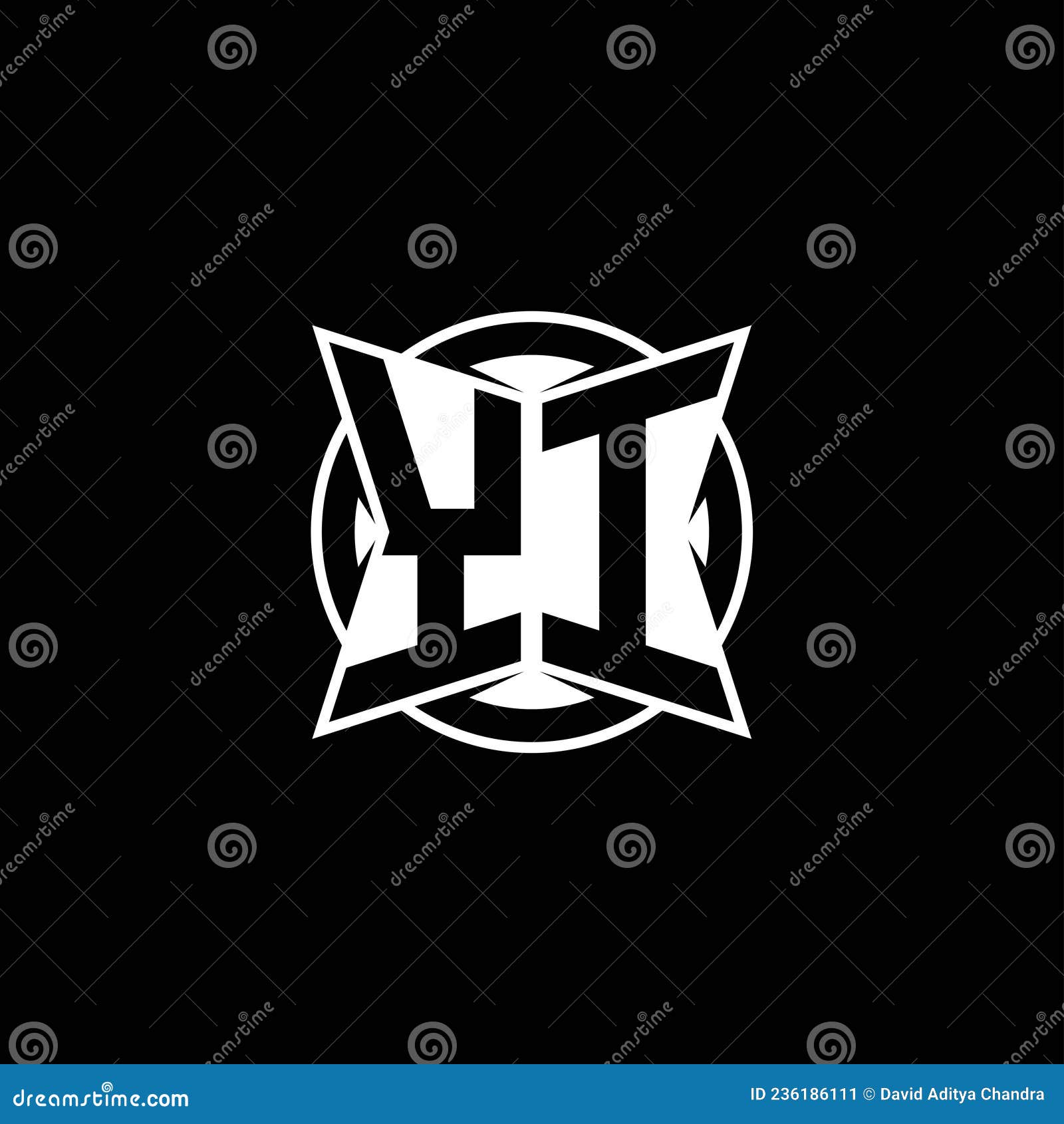 YI Logo Monogram Design Template Stock Vector - Illustration of ...