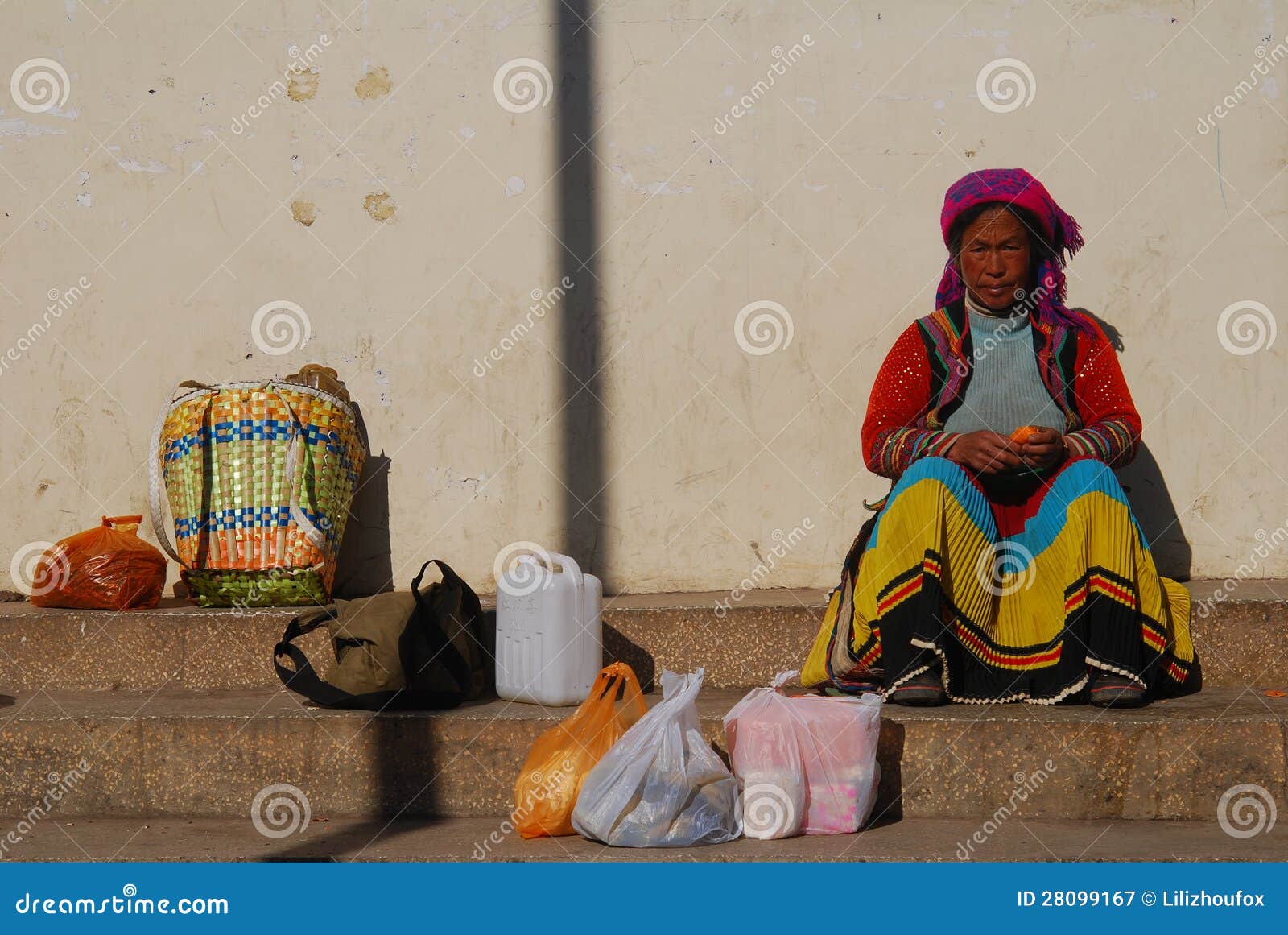 Yi People in Southwest China Editorial Photography - Image of skirt ...