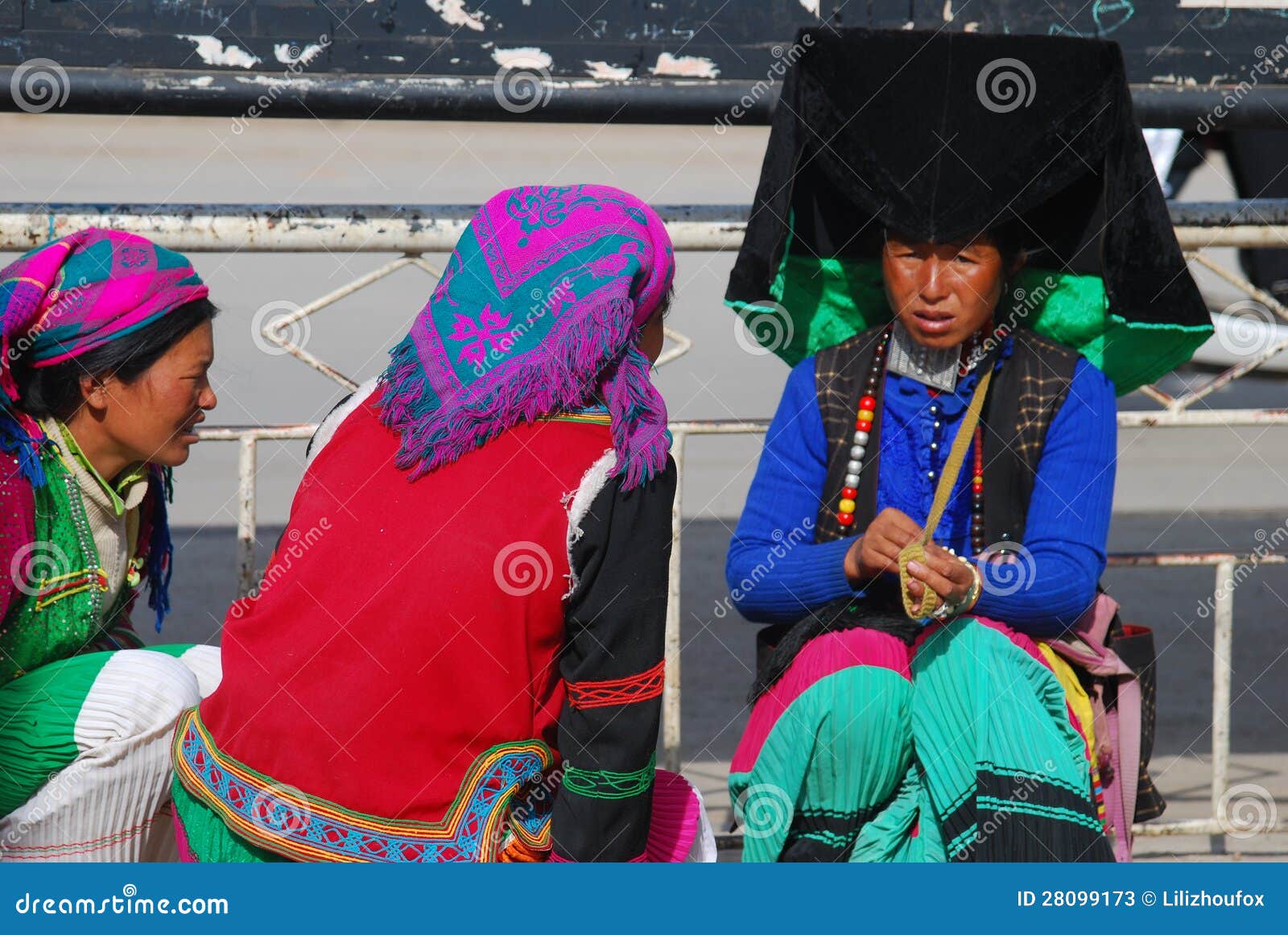 Yi People in Southwest China Editorial Stock Photo - Image of dress ...