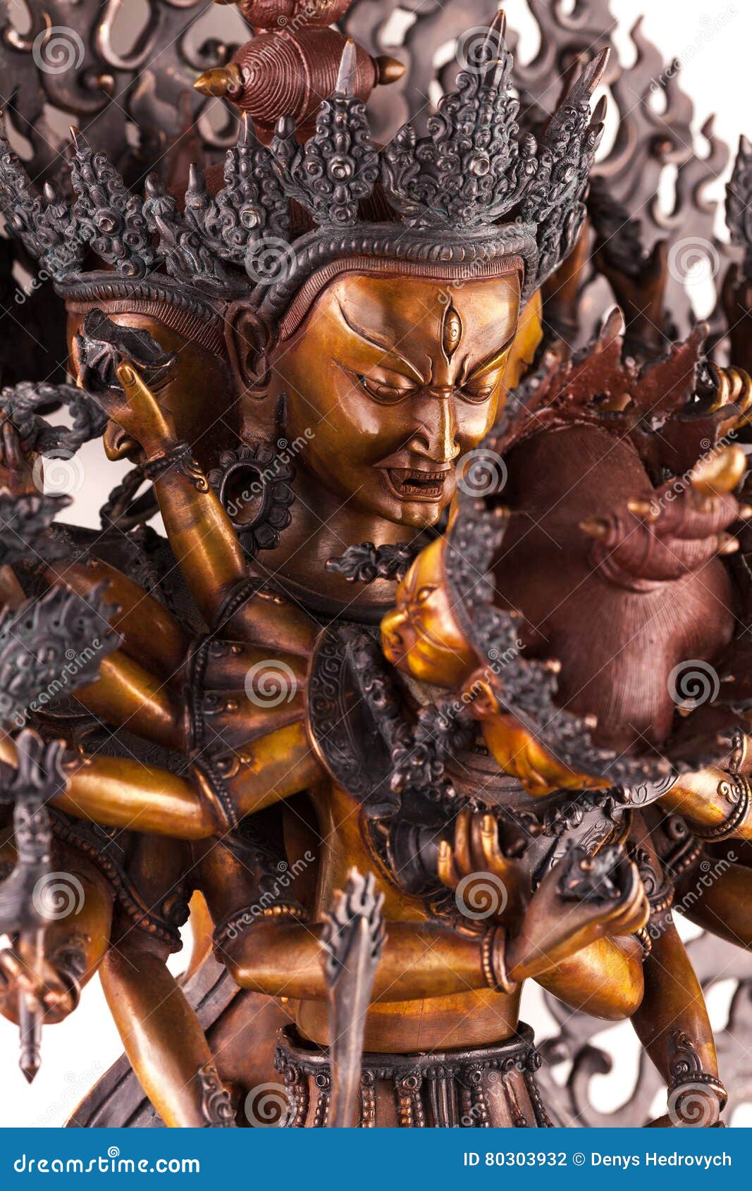 Yidam Kalachakra in the Union. Stock Photo - Image of karma, brown ...