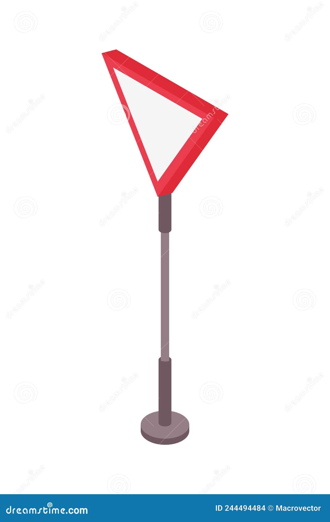 Yield Right Way Composition Stock Vector - Illustration of clipart ...