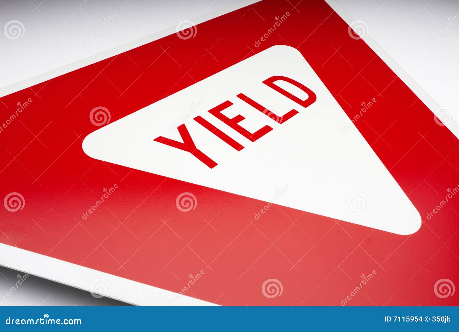 Yield Road Sign stock photo. Image of symbols, traffic - 7115954