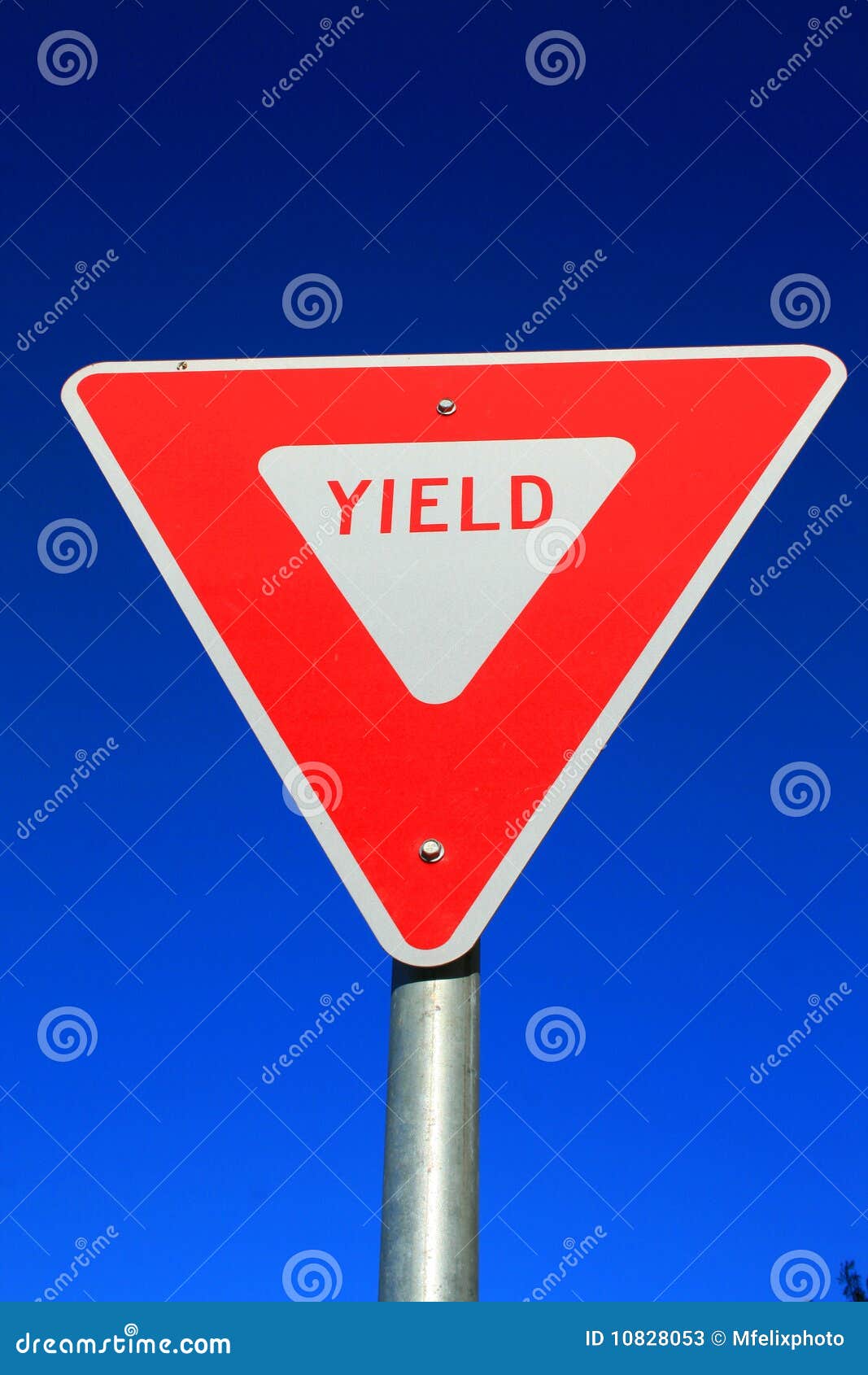 Yield Sign stock image. Image of bold, traffic, limit - 10828053