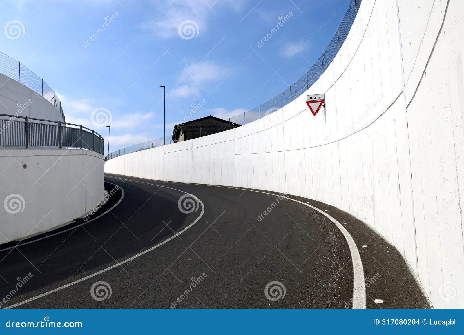 Exit From The Underpass With A Transparent Roof Stock Image ...