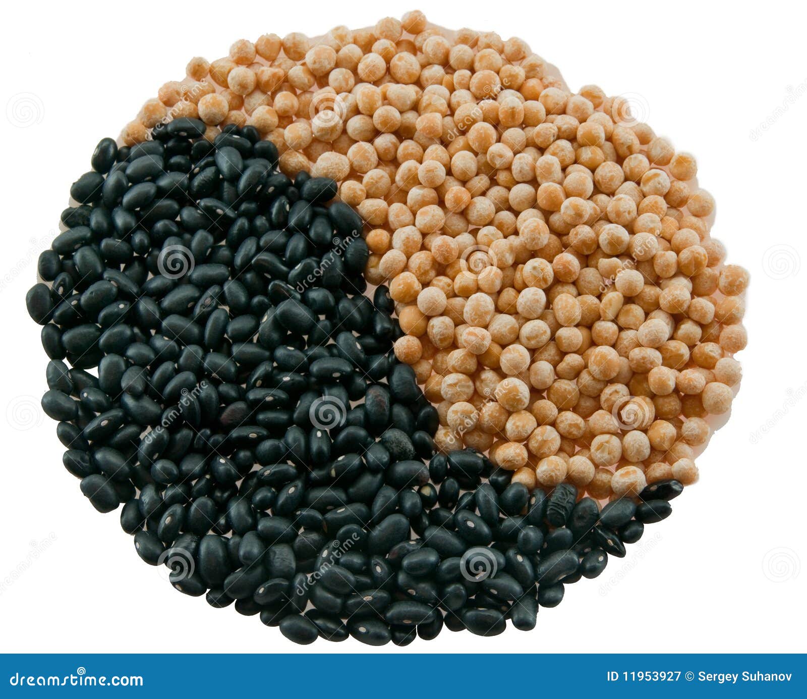 Yin yan stock image. Image of harmony, buddhist, food - 11953927