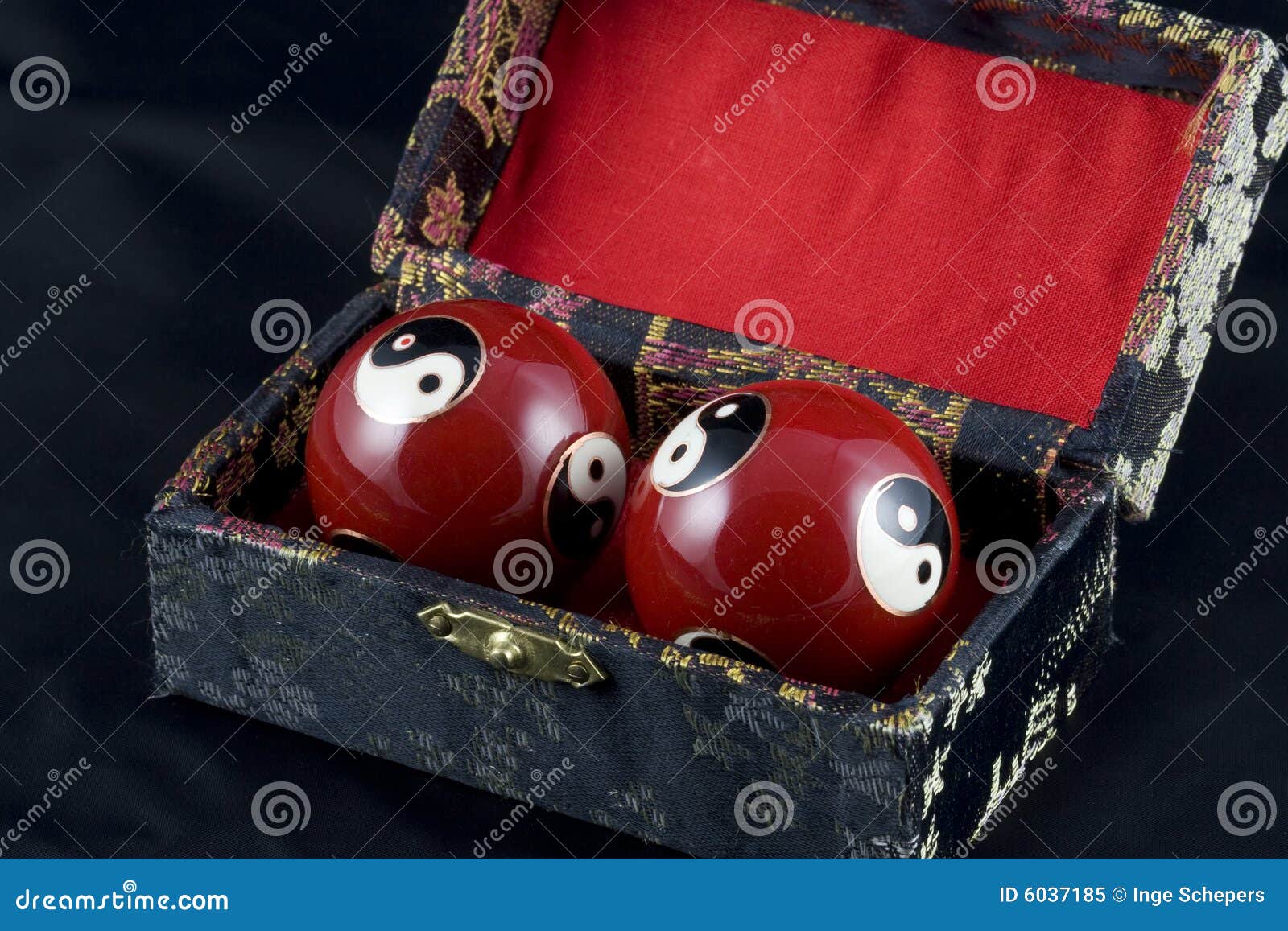 Yin and Yang Baoding Balls stock image. Image of medicine - 6037185