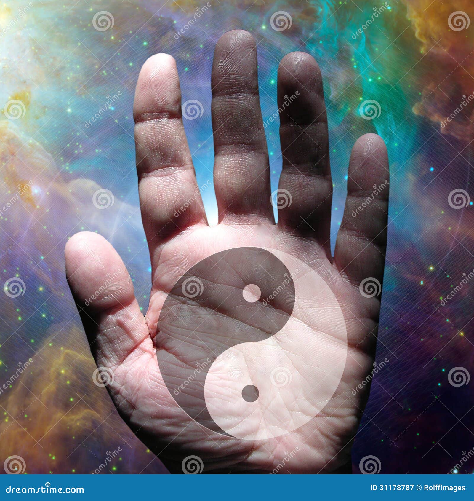 Yin Yang Human stock de ilustración. Ilustración de contraste - 31178787