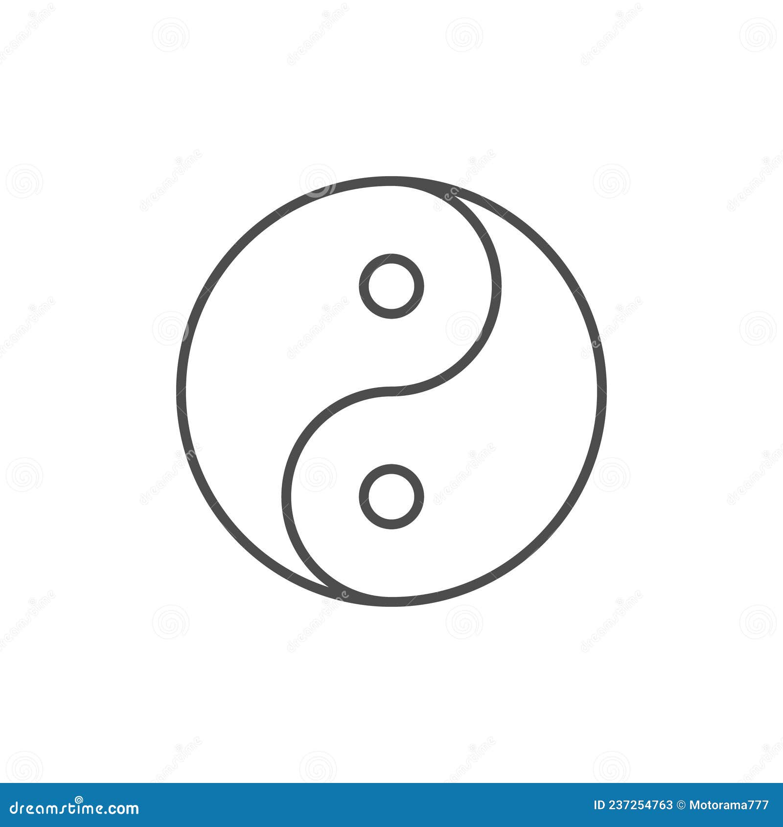 Yin yang line outline icon stock vector. Illustration of asia - 237254763 Yin yang line outline icon stock vector. Illustration of asia - 237254763